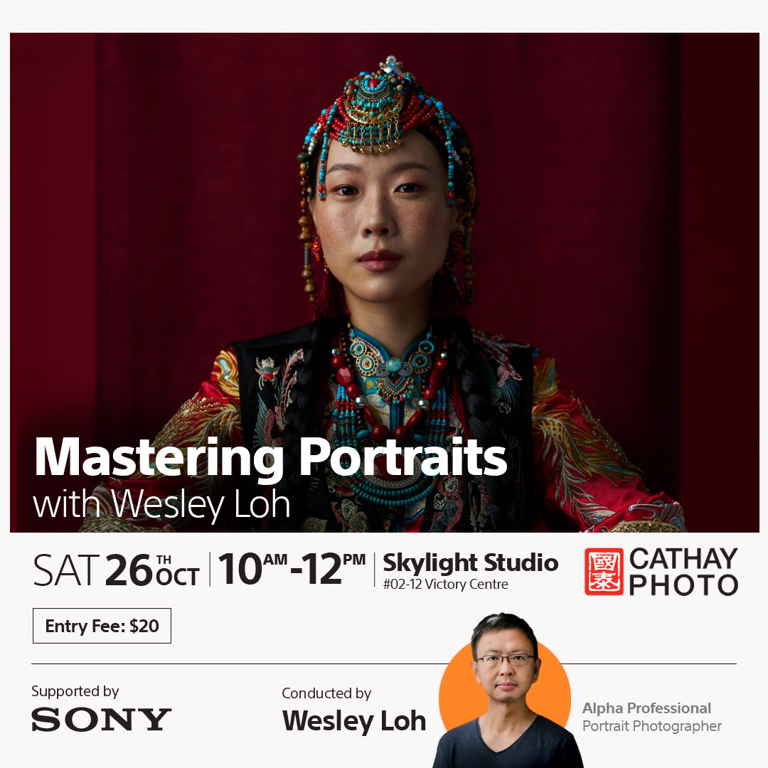 Cathay Photo | Mastering Portraits with Wesley Loh