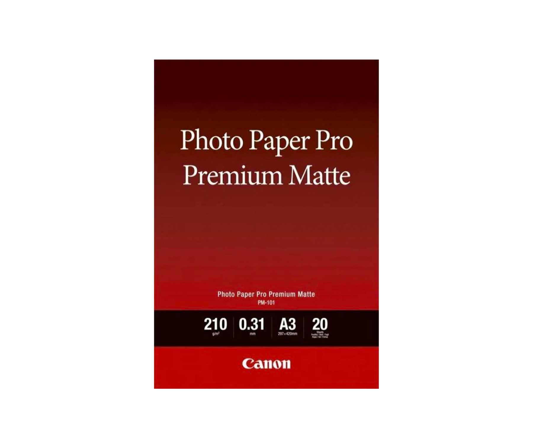 Cathay Photo | Canon PM-101 A3 Photo Paper Pro Premium Matte (20…