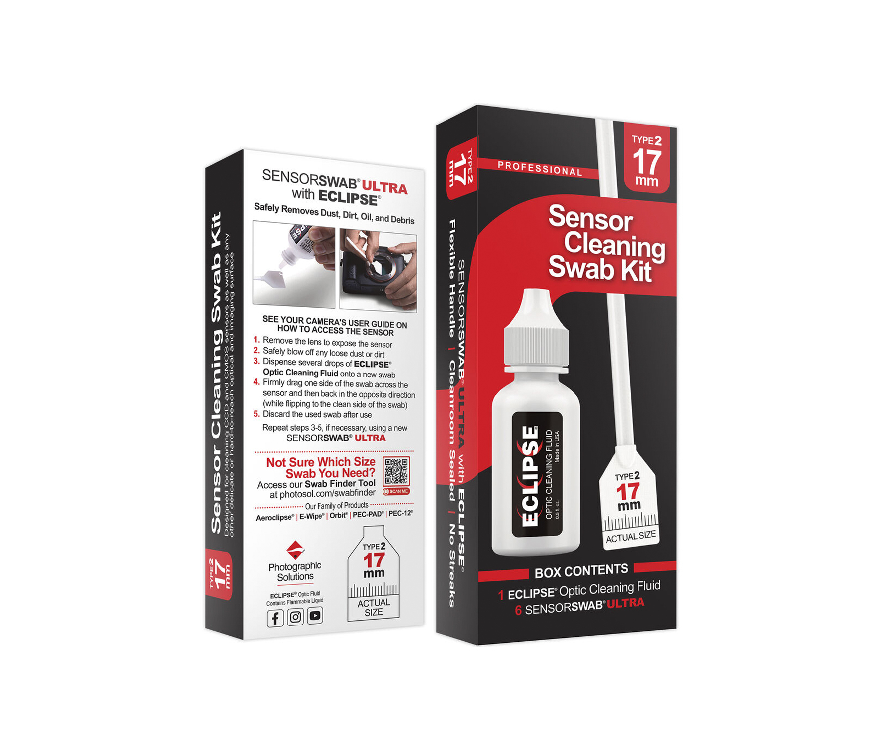 Cathay Photo | Photographic Solutions Sensor Cleaning Swab Kit Type 2…