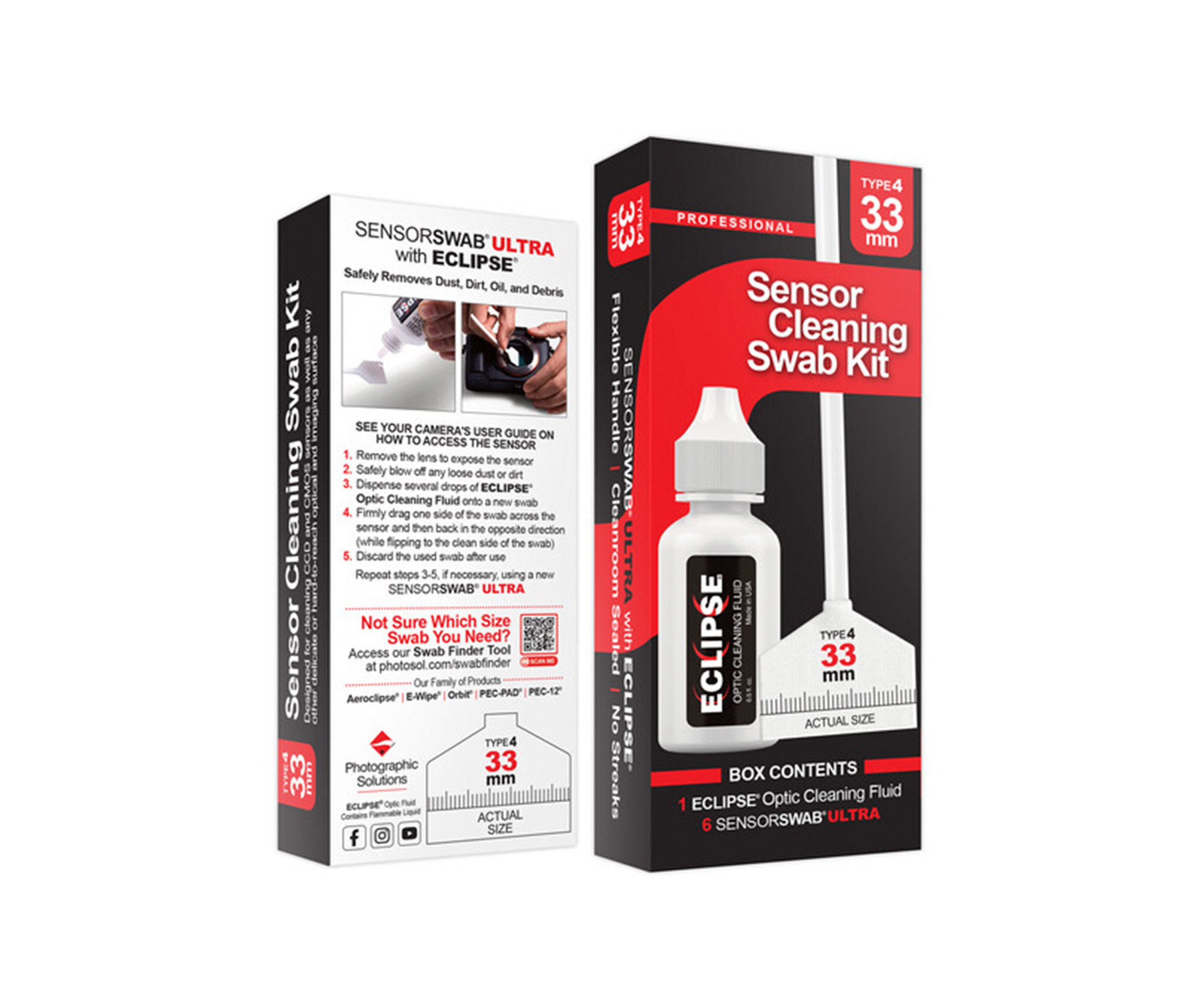 Cathay Photo | Photographic Solutions Sensor Cleaning Swab Kit Type 4…