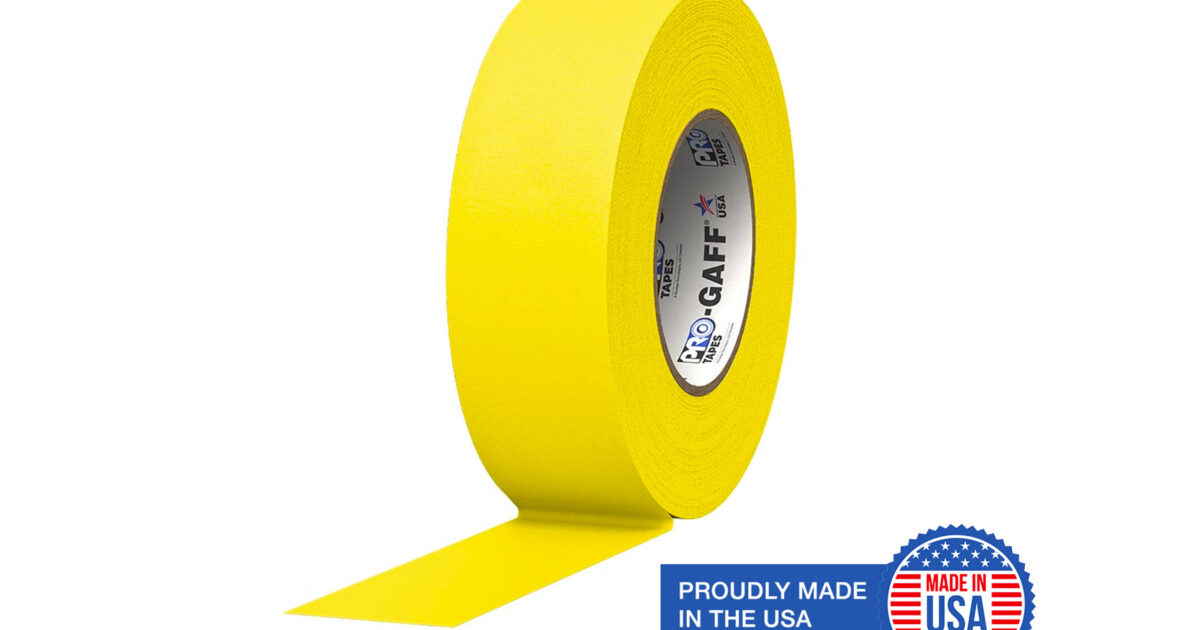 Cathay Photo | ProTapes Pro Gaffer 2" x 55yds (Yellow)