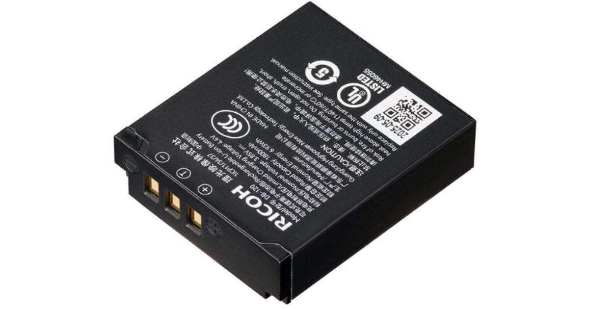 Cathay Photo | Ricoh DB-120 Rechargeable Battery for GR IV