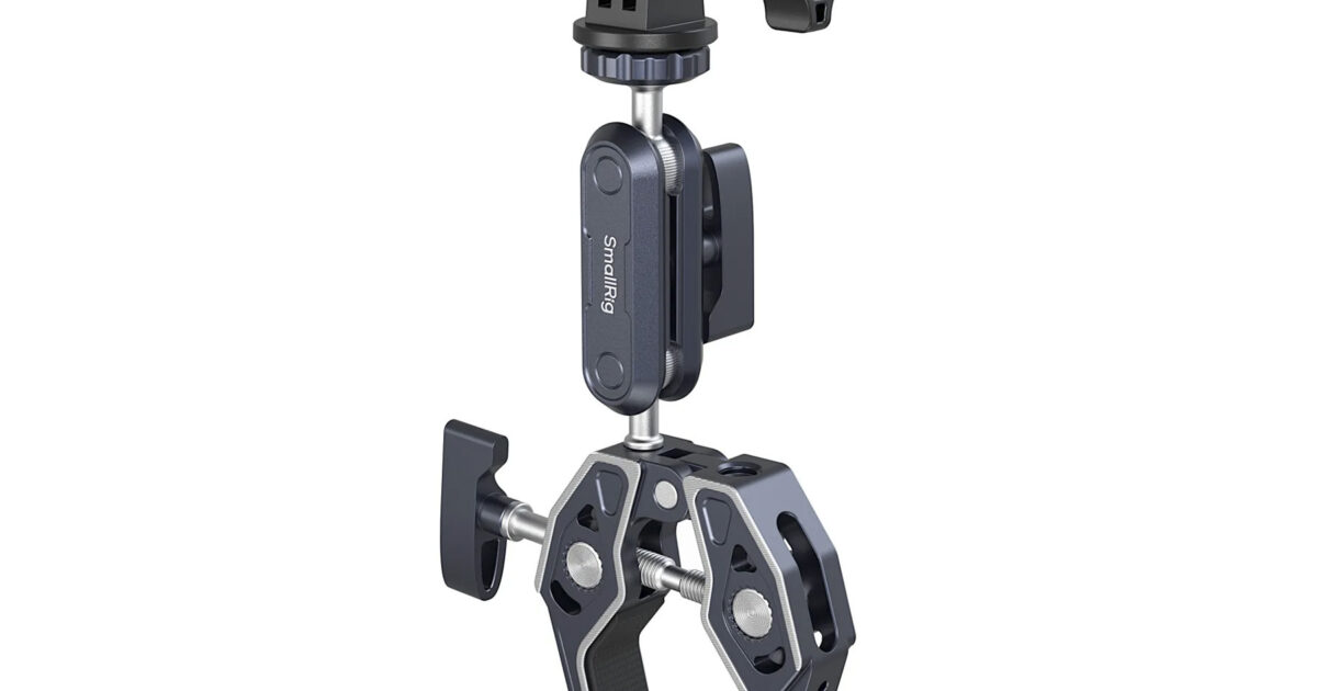 Cathay Photo | SmallRig 5373 Crab-Shaped Clamp with Ballhead Magic Arm