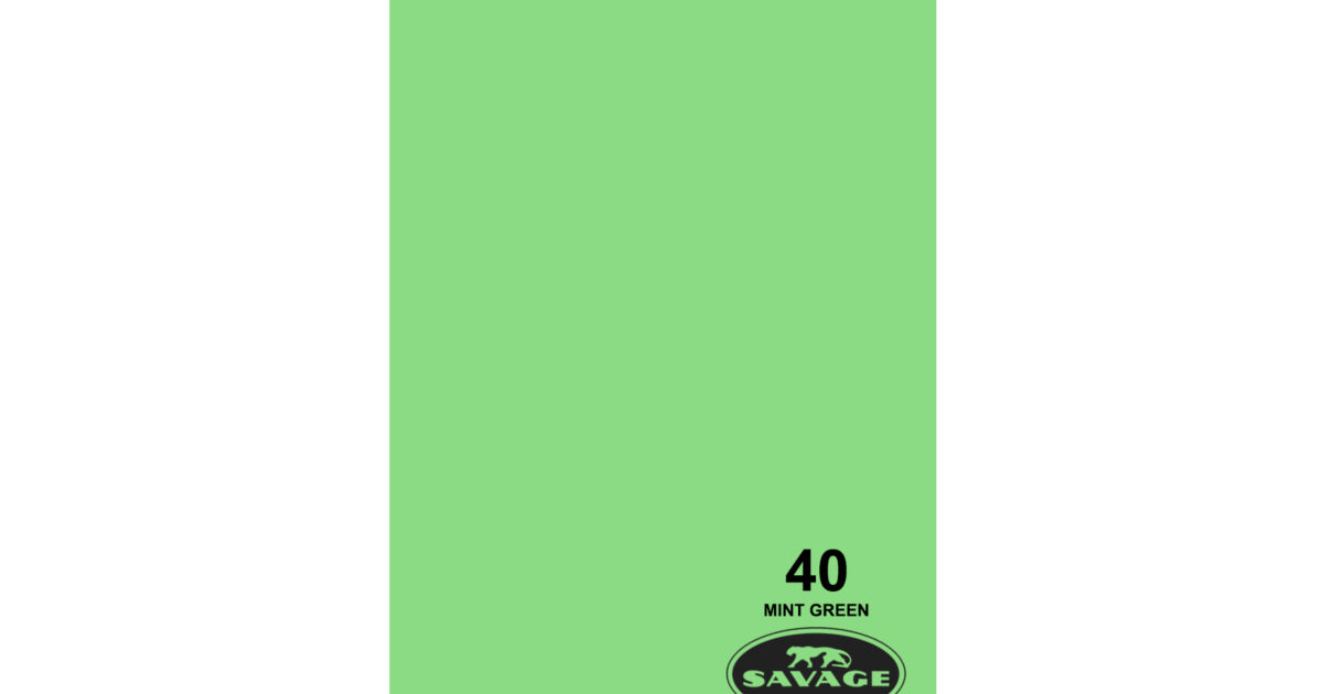 Cathay Photo | Savage Widetone Seamless Background Paper (#40 Mint…